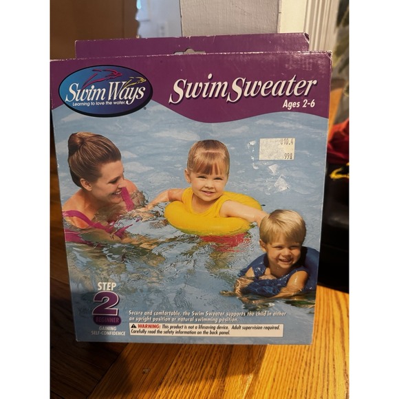 Swim | Vintage Swim Ways Swim Sweater Step 2 Beginner Swim Aid New Open ...